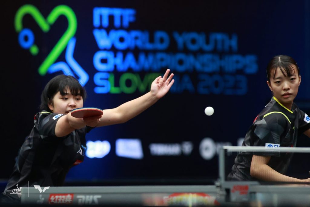 小塩悠菜/髙森愛央ペアがU15女子複制す 渡部民人は4強進出＜卓球・ITTF世界ユース選手権2023＞ | 卓球メディア｜Rallys（ラリーズ）