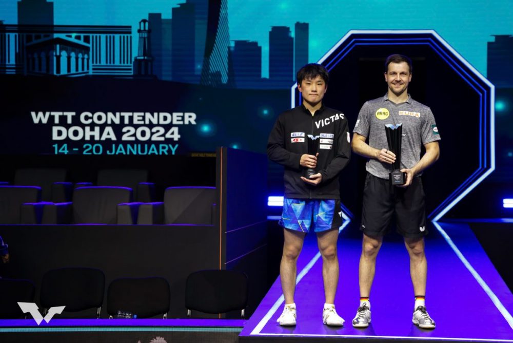 復活の“皇帝” 42歳のティモ・ボル、張本下してWTTシングルス初V 田志希は同士討ち制して2冠＜卓球・WTTコンテンダードーハ2024＞｜ニフティニュース